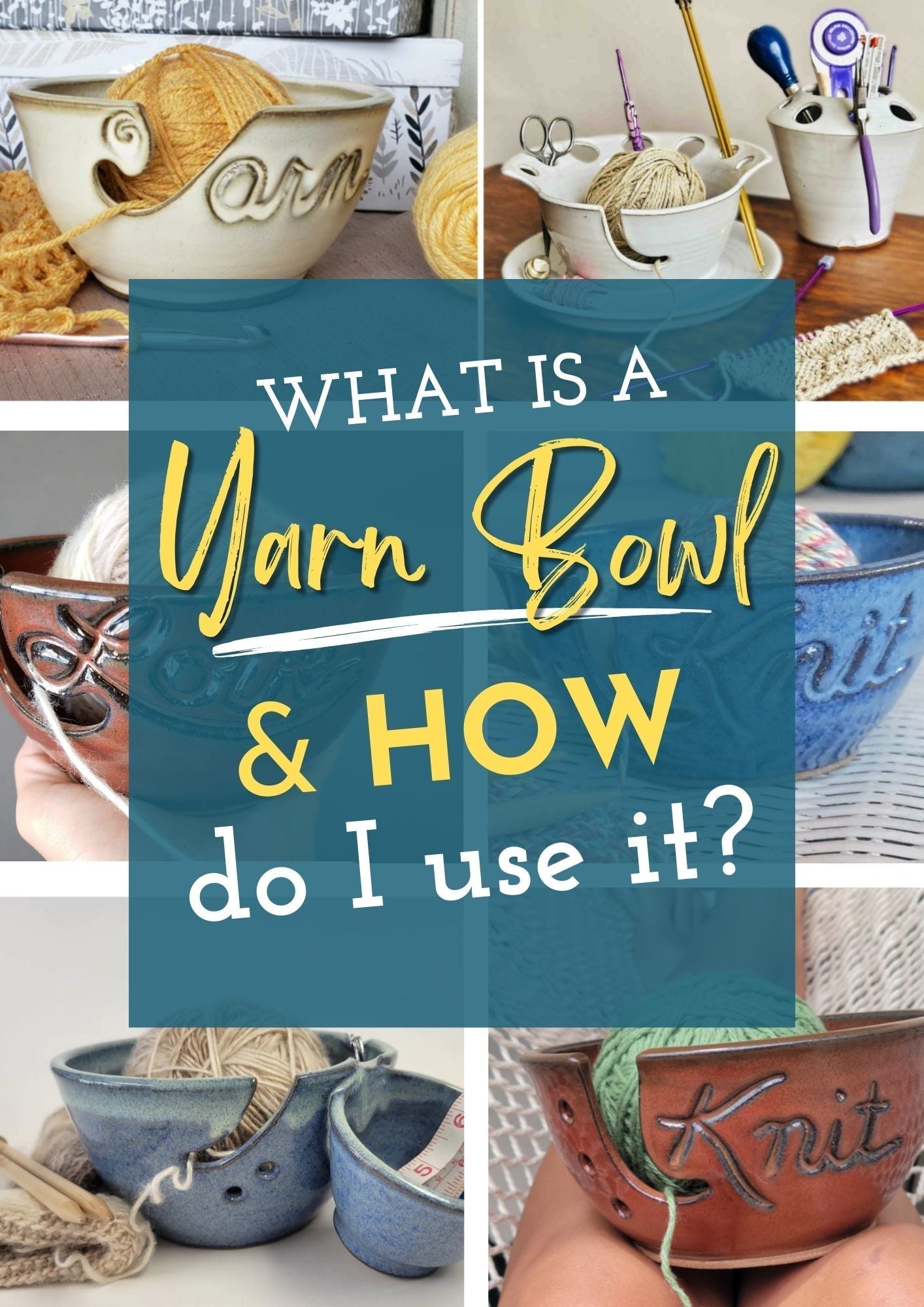 What is a Yarn Bowl and How Do You Use It? – The Mud Place