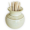 Mini Yellow Ceramic Toothpick Holder – Handmade Pottery for ...