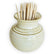 Mini Yellow Ceramic Toothpick Holder – Handmade Pottery for ...